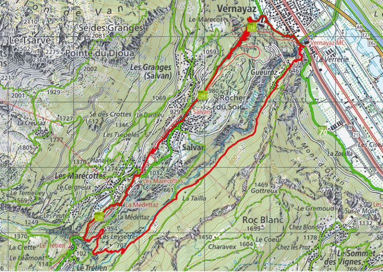 Accompagnateur en montagne, Vernayaz – Les Marécottes – Vernayaz - Les ...